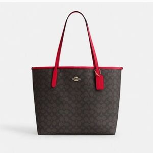 Coach | Bags | New Coach City Tote Bag In Signature Canvas In ...